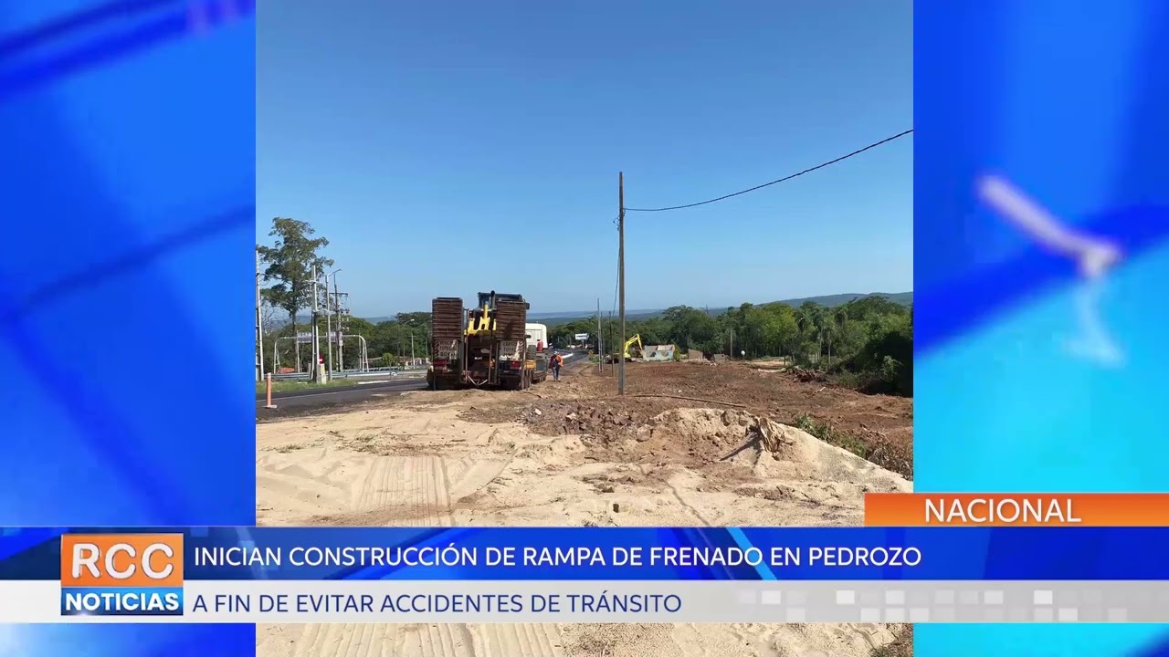 Iniciaron construcción de rampa de frenado en la zona de Pedrozo para ...